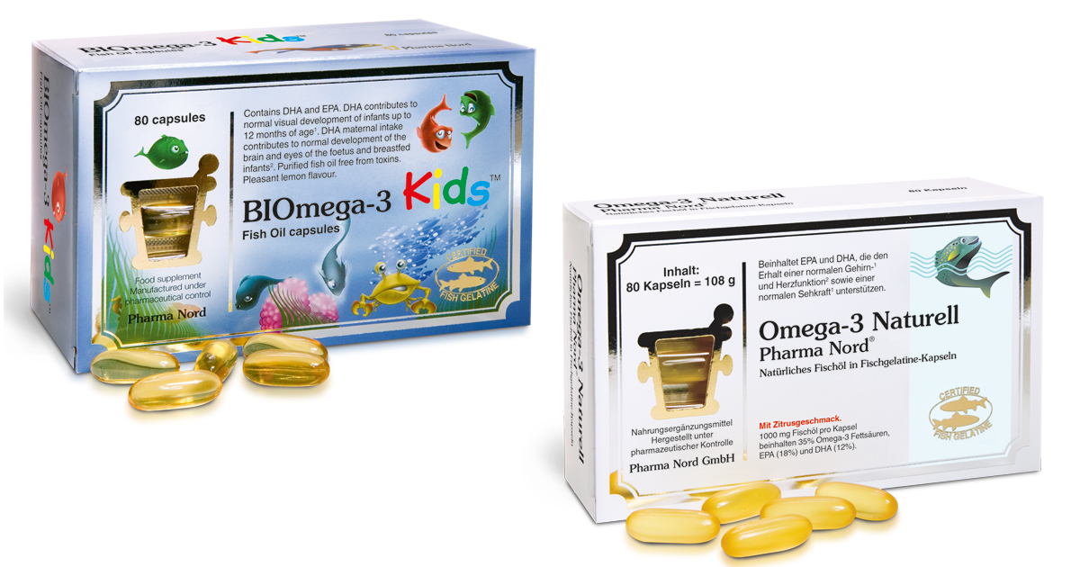 Fish Oil Bio-Fish Oil & BIOmega-3 Kids - A rich source of omega-3